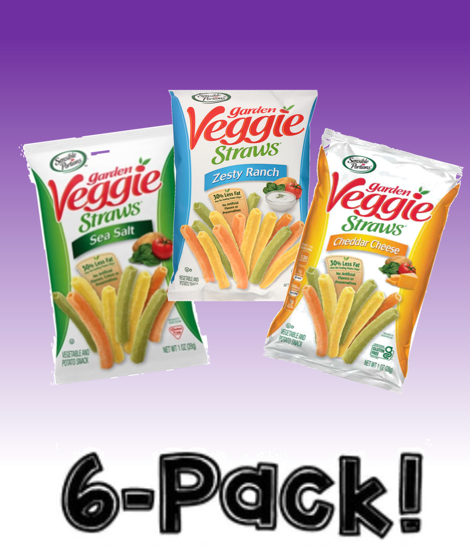 FNS12- Veggie Straws Snacks - 6pack – Fitted Nutrition