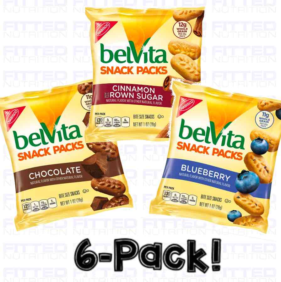 FNS17- BELVITA Snack Pack Cookies - 6 Pack – Fitted Nutrition